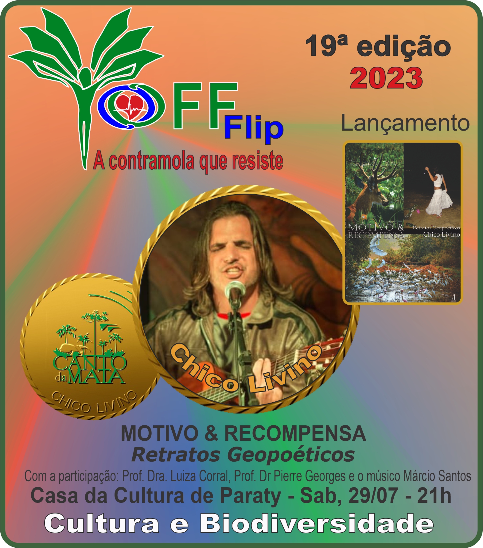 Chico Livino lança seu livro Motivo e Recompensa – Retratos Geopoéticos ...